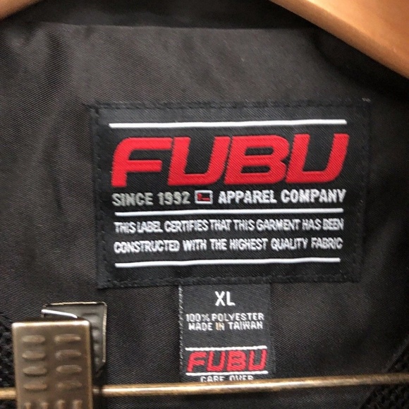 FUBU | Jackets & Coats | Vintage Fubu Zip Up Windbreaker Jacket Mens | Poshmark